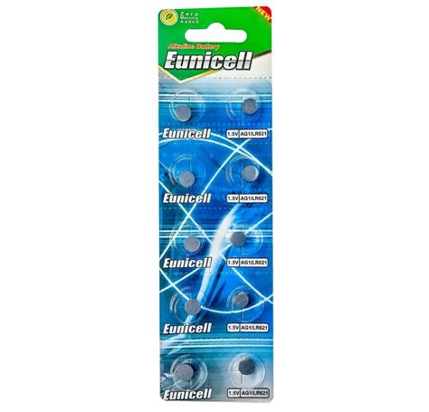 10 X Ag1 Battery Alkaline 1 5v Eunicell Aussiebattery