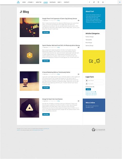 Ja Fixel Responsive Joomla Template For Joomla 3 Joomlart