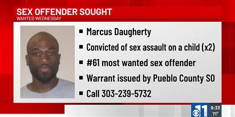 61 Most Wanted Sex Offender In Colorado Remains On The Run