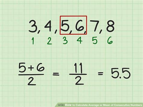 3 Ways To Calculate Average Or Mean Of Consecutive Numbers
