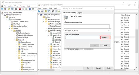 Active Directoryde Kullanıcı Logon Girişini Engelleme