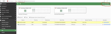 Understand Behavior Of Fortigate In Ha Cluster During Firmware Upgrade When Firmware Image Is