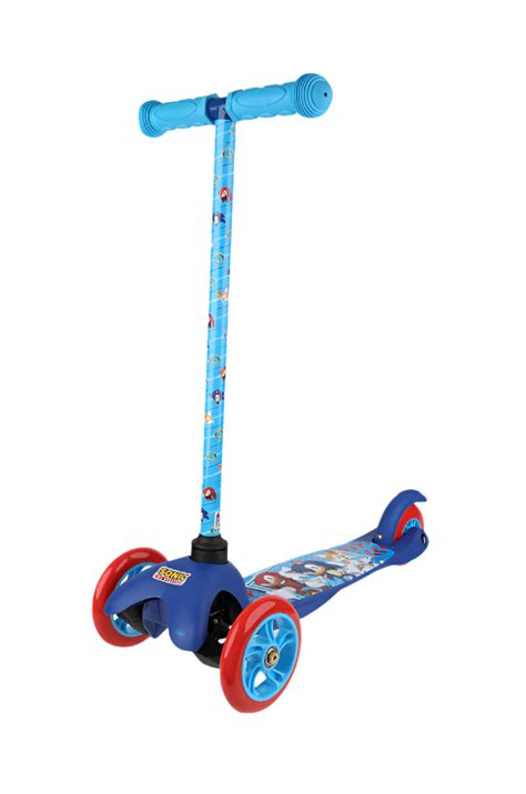 Sakar Sonic The Hedgehog 3 Wheel Scooter Shopcgx