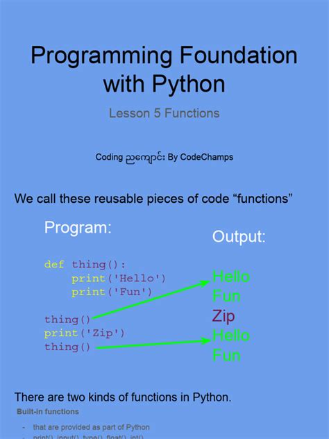 L5 Programming Foundation With Python Pdf Parameter Computer Programming Python