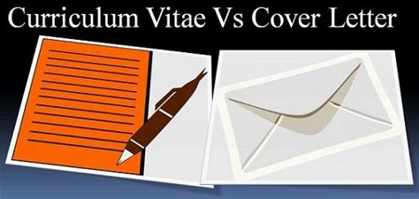Difference Between CV And Cover Letter