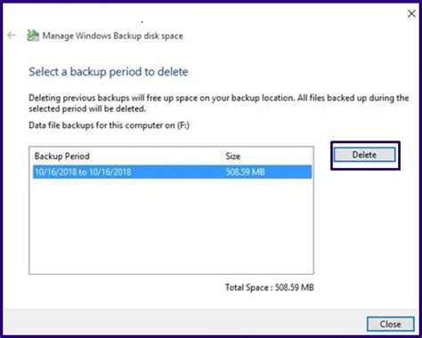 How To Delete Old Backup Files In Windows 10