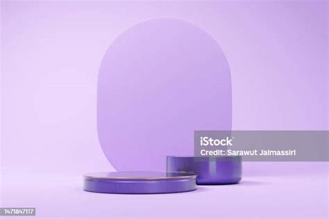 추상 화장품 무대 연단 모형 제품 디스플레이 쇼케이스 광고 3d 렌더링 3차원 형태에 대한 스톡 사진 및 기타 이미지 3차원 형태 강단 개념 Istock