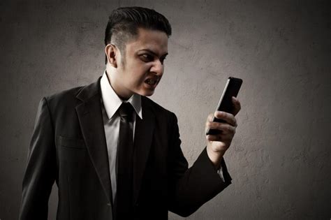 Premium Photo Angry Business Man