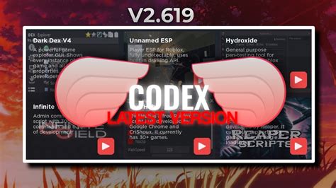 New Codex Executor Latest Version Roblox Hacks Direct Link Youtube