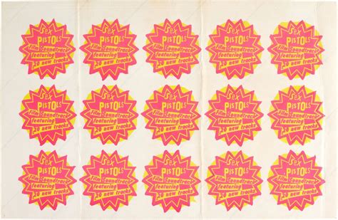 Jamie Reid Sex Pistols Film Soundrack February 1979 The Sex