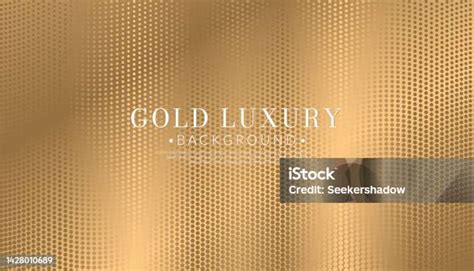 추상 골드 럭셔리 도트 배경 우아한 곡선 황금 점 패턴 하프톤 개념 벡터 일러스트레이션 금 금속에 대한 스톡 벡터 아트 및 기타 이미지 Istock
