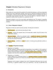 Handout Multiple Regression Analysis Pdf Chapter Multiple Regression Analysis