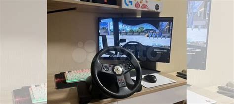 Игровой руль Logitech N231 купить в Москве Электроника Авито
