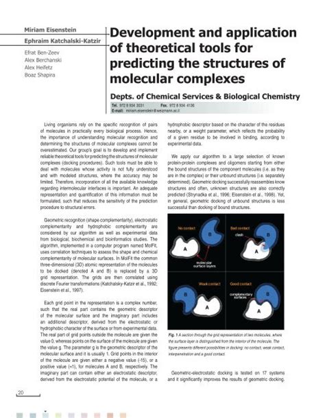 Miriam Eisenstein Weizmann Institute Of Science