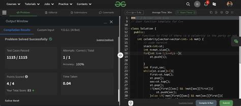 Cpp Coding Programming Geeksforgeeks Codingchallenge Problemsolving Gedala Mohan Rao