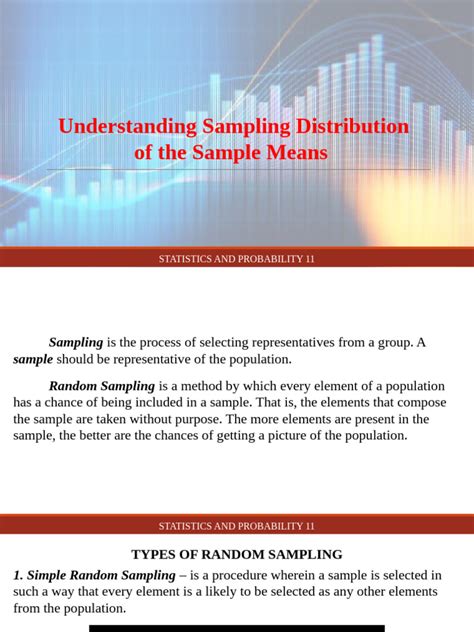 1 Understanding Sampling Distribution Of The Sample Means Pdf Sampling Statistics