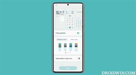 Color Palette Not Working One UI Notification Icon Affected Too