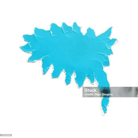 찢어진 파란 종이 말풍선 생각 폭발의 형태로 찢어진 종이 0명에 대한 스톡 벡터 아트 및 기타 이미지 0명 Brand