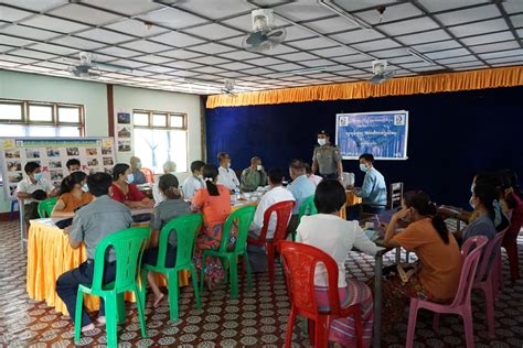 မုံရွာခရိုင် လူကုန်ကူးမှုတားဆီးနှိမ်နင်းရေး ရဲတပ်ဖွဲ့မှ လူကုန်ကူးမှုတားဆီးကာကွယ်ရေး အသိပညာပေး