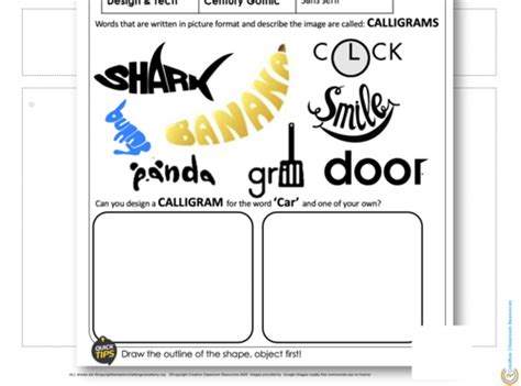 The Complete Graphics And Technical Drawing Guide Teaching Resources