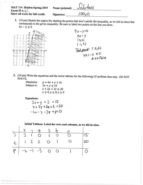 Exam II Solutions EXAM II MAT 114 Studocu