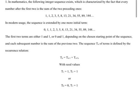 Solved In C Create A Fibonacci Program Usying A For Loop Chegg