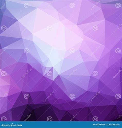 Polygonal Geometric Violet Background Stock Illustration Illustration Of Creative Banner