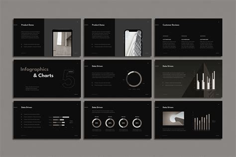 Corvus Minimalist Architecture Presentation Template Behance