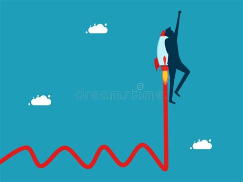 Growth In Volatile Conditions Optimization For Growth Stock Vector Illustration Of