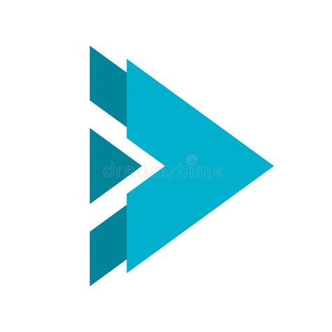 Arrow Head Bullet Point List Icon Vector Illustration Stock Vector