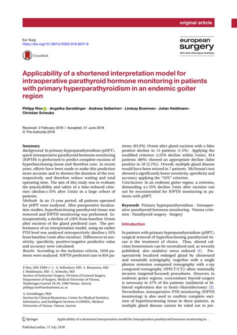 Pdf Applicability Of A Shortened Interpretation Model For