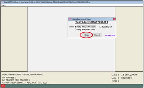 How To Export Tally Data And Import In Marg Software