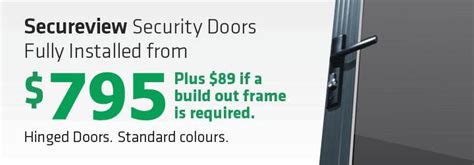 Secureview Security Doors Safeway Security Screens