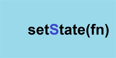 what is setstate in flutter and when to use it dev community