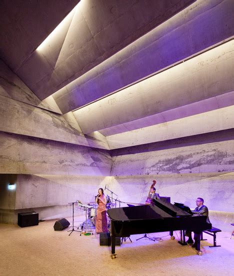 Bavarian Concert Hall Has A Stone Exterior And A Concrete Interior