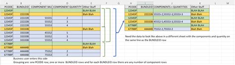 concatenate matching list of columns into another cell microsoft