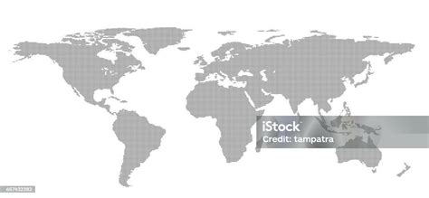 빈 점 세계에 고립 된 흰색 배경 지도 인포 그래픽 일러스트 레이 션 세계지도에 대한 스톡 사진 및 기타 이미지 세계지도 점박이 아프리카 Istock
