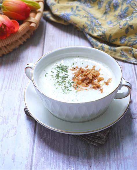 생크림없이 감자스프 만들기 감자수프 만드는 법 네이버 블로그