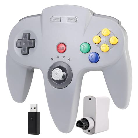 Wireless N64 Controller 2 4ghz Mit Usb Receiver N64 Empfänger Remote Gamepad Joystick