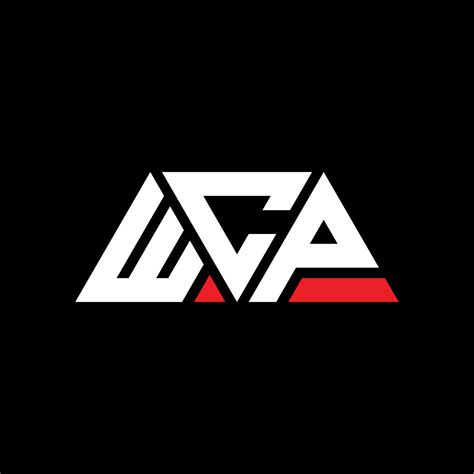 WCP Triangle Letter Logo Design With Triangle Shape WCP Triangle Logo Design Monogram WCP