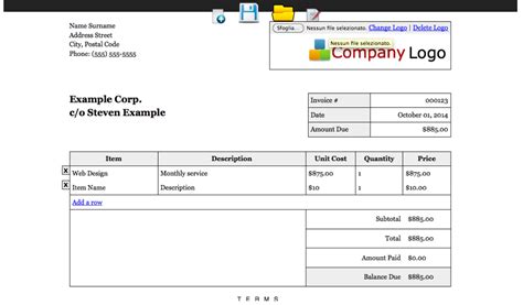 Amazon Invoice Template Word