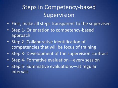 PPT Clinical Supervision A Competency Based Approach PowerPoint Presentation ID 2508587