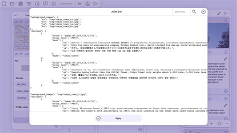 tuesday js web visual novel engine