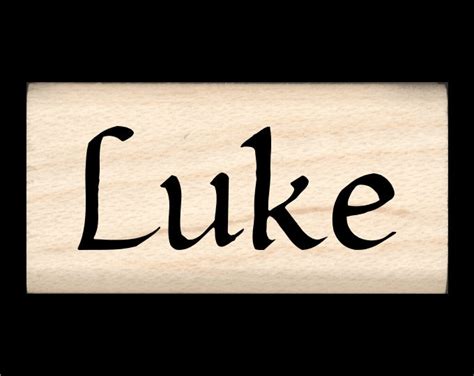 Luke Name Stamp Stamps By Impression
