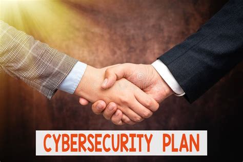 Text Showing Inspiration Cybersecurity Plan Internet Concept Techniques Of Protecting Computer