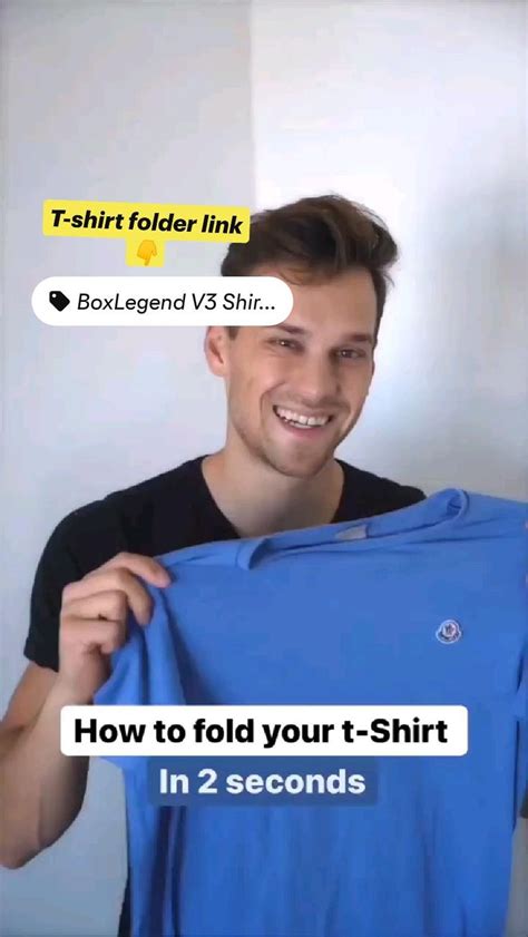 How To Fold Your T Shirt In 2 Seconds Funny Tshirts Business Casual
