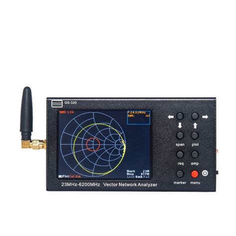 GS-320 23MHz-6200MHz Vector Network Analyzer VNA Antenna Analyzer Wifi ...