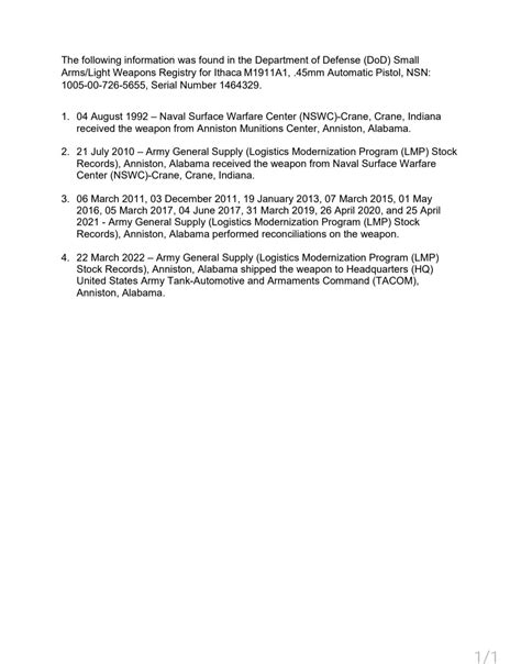 Cmp 1911 1943 Ithaca Usmc Rebuild Gunboards Forums