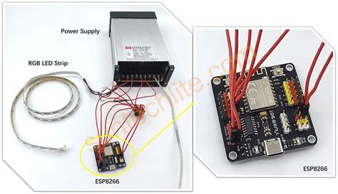 How To Build An Esp8266 Controlled Rgb Led Strip Leading China Pixel Led Manufacturer How To Build An Esp8266 Controlled Rgb Led Strip Leading China Pixel Led Manufacturer