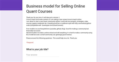 Starting A New Python Quant Community Need Your Opinion Rquant